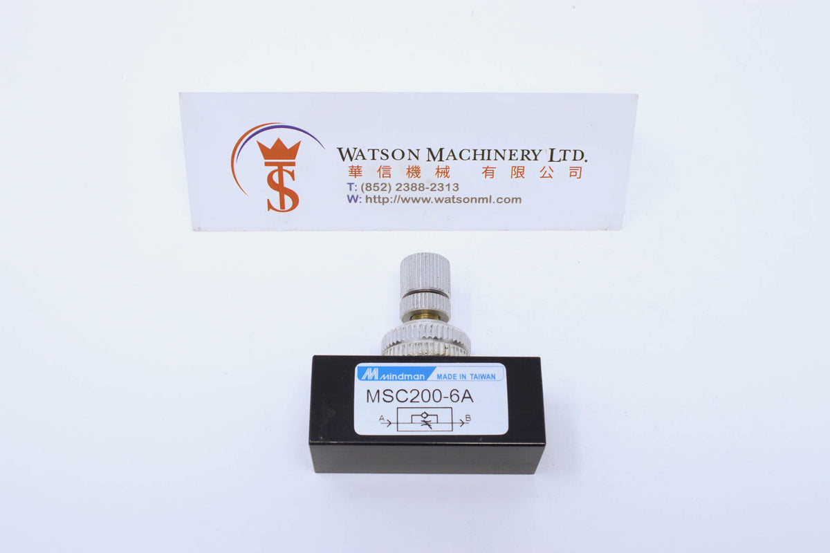 Mindman MSC-200-8A Flow Control Valve – Watson Machinery Fluid Power Co