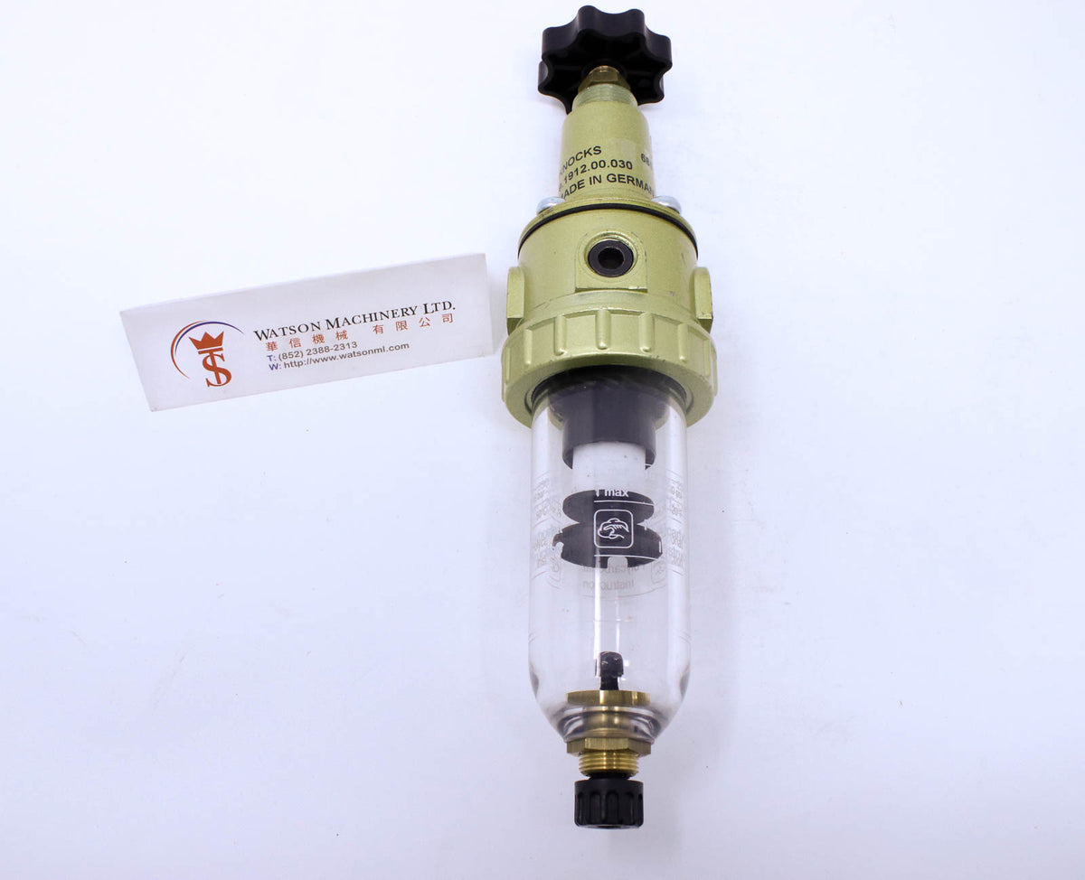 Knocks FD.12 G MAN Filter Regulator WITH G50 GAUGE F/R,3/8 (Self Drain ...