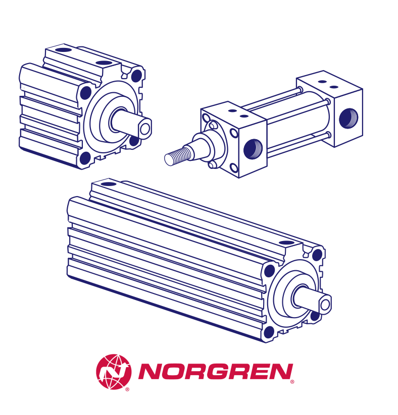 Norgren AC20201 Pneumatic Cylinder – Watson Machinery Fluid Power Co